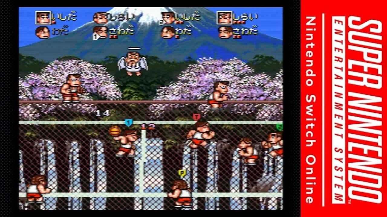 SNES Switch Online - Kunio-kun no Dodgeball: 2-Player Online Match