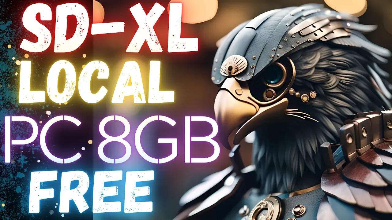 Stable Diffusion XL (SDXL) Locally On Your PC - 8GB VRAM - Easy ...