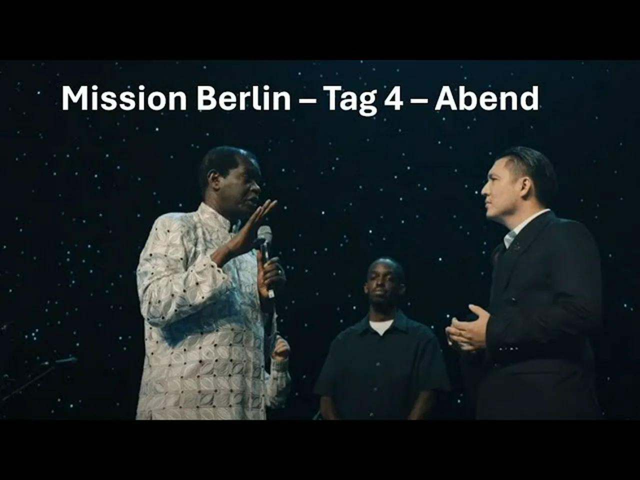 Livestream 🔥 Mission Berlin Tag 4 - Abend