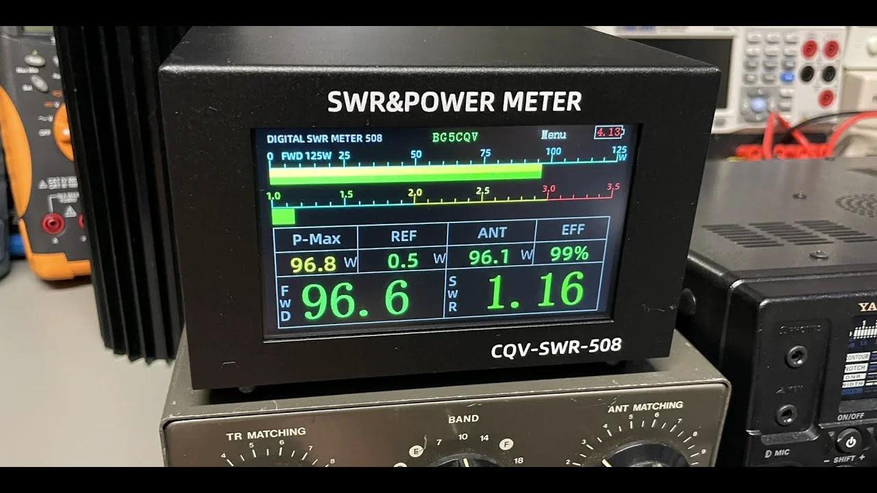 TA-0405: BG5CQV SWR Power Meter CQV-SWR-508 1.8-54 MHz - Hands On