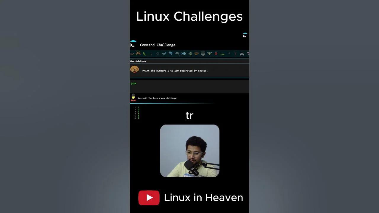 Linux Challenges Shorts Coding Linux Opensource Bash Sysadmin Unix