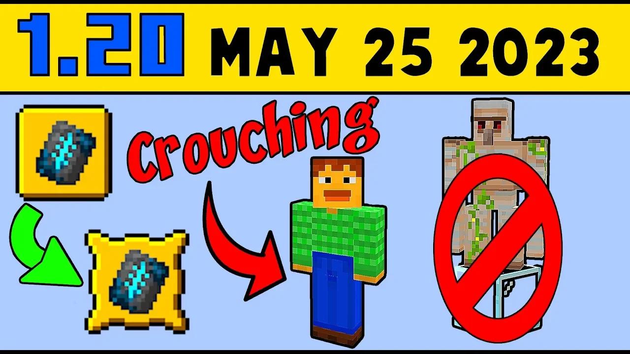 1.20 Hidden Crouch Trick, RNG change in Pre-release 6 Minecraft Update News