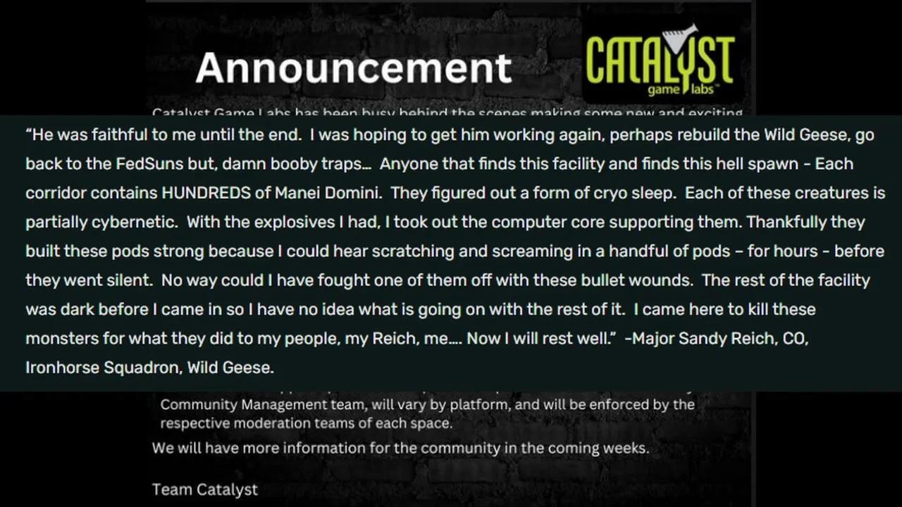 Catalyst Game Labs - Battletech and a Culture of Violence