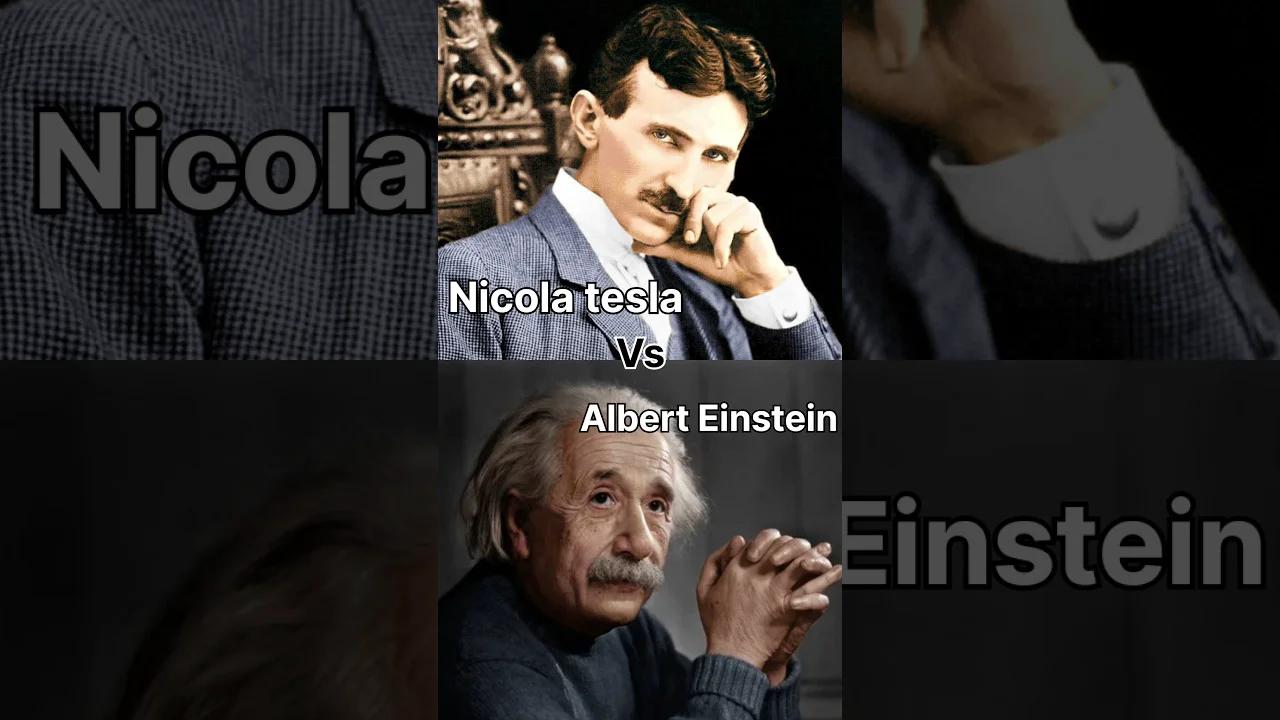 Nicola tesla vs Albert Einstein comparison #tesla #einstein #fact #shorts