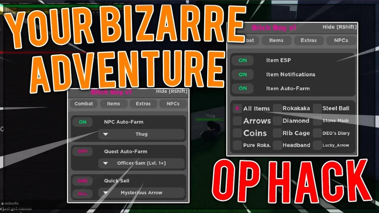 *NEW* Your Bizarre Adventure Script | Auto/Item Farm | Dupe Hack, Auto Sell & Much More! | **2022**