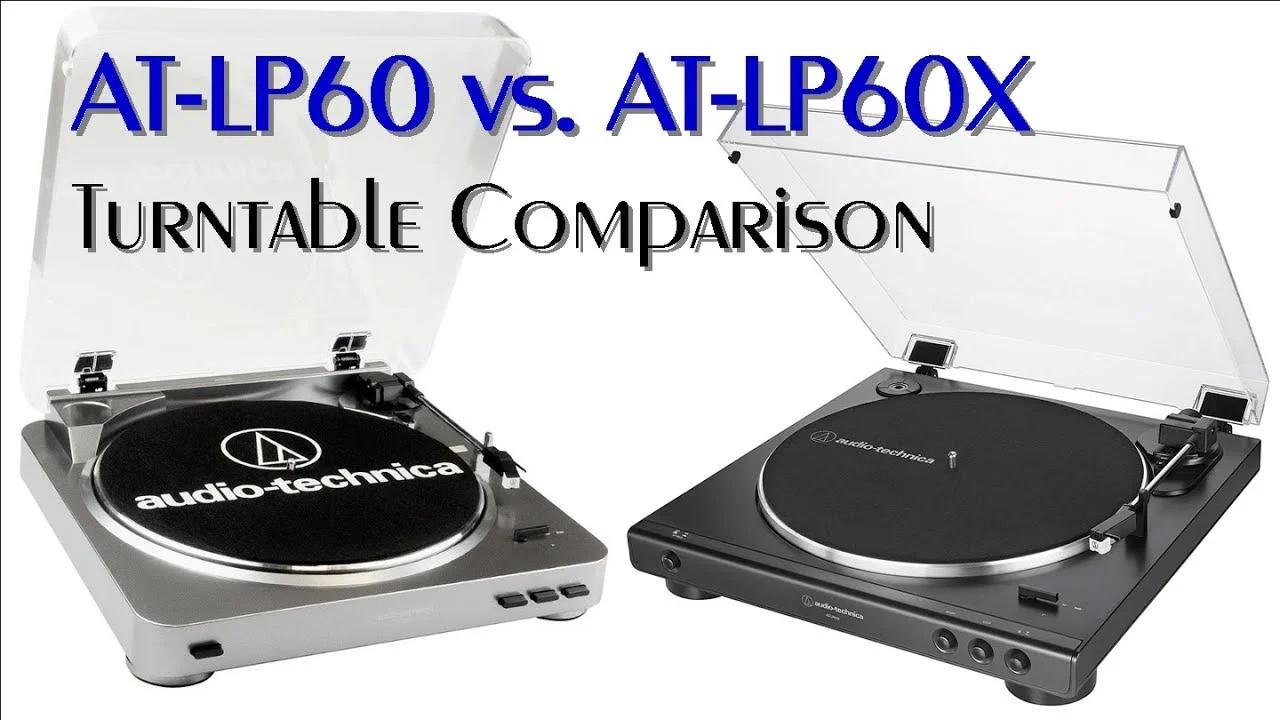 Audio-Technica AT-LP60 vs. AT-LP60X turntable comparison