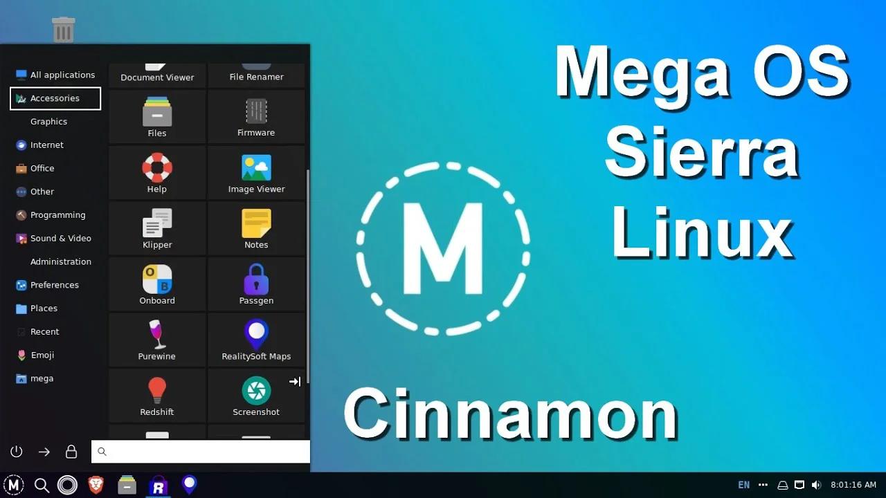 Mega OS "Sierra" Sistema Operacional avançado projetado para uma ...