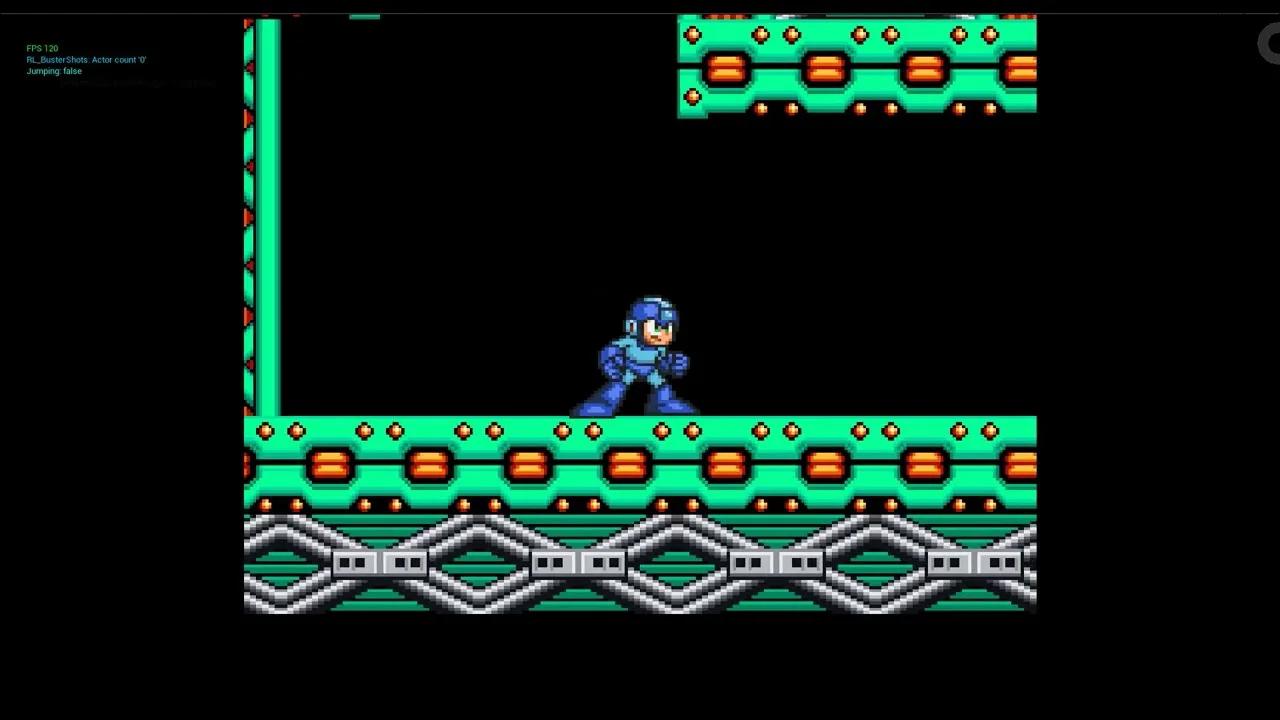 Inching Forwards - Mega Man Unreal Engine 5