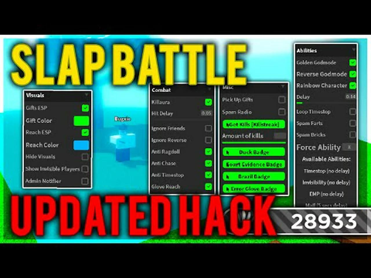 UPDATED Slap Battle GUI HACK SCRIPT | (Pastebin)