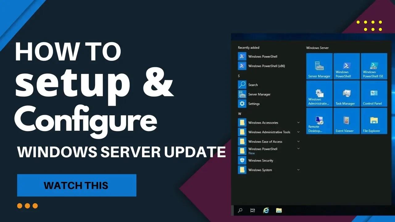 Microsoft Windows Server 2019 Initial Setup And Configuration Windows