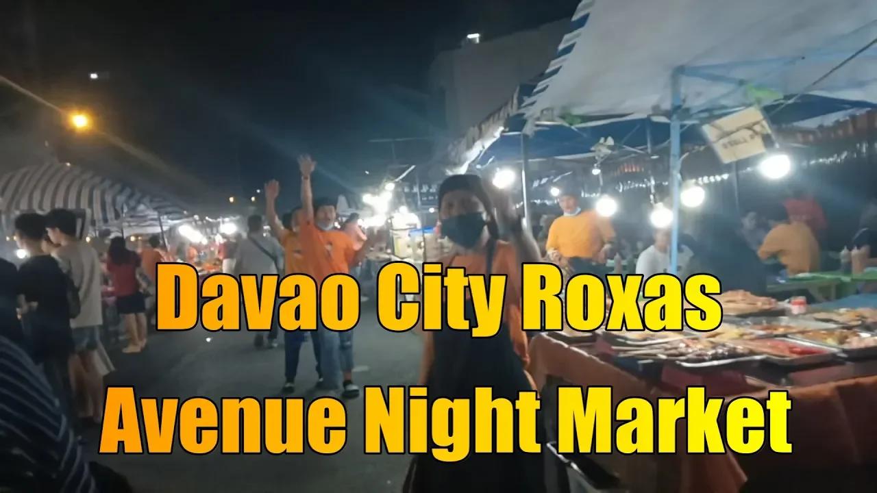 Exploring Davao City's Roxas Night Market: A Street Food Adventure! 2024