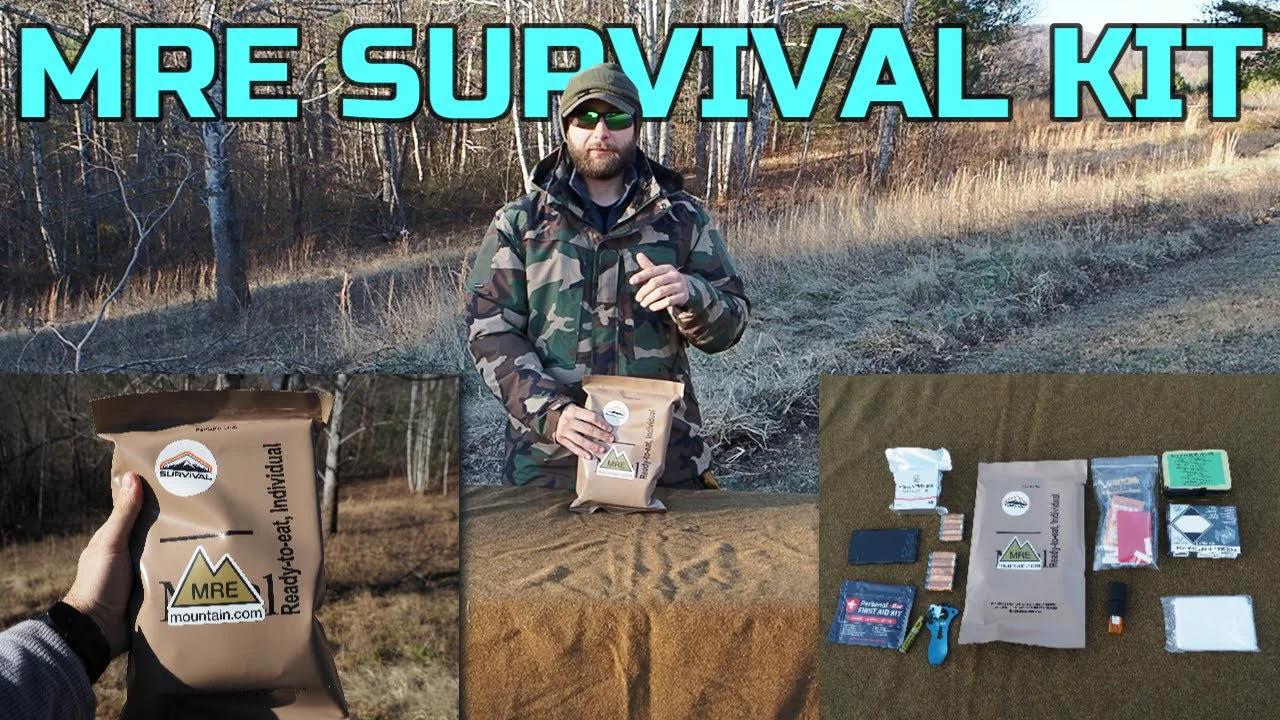 MRE SURVIVAL KIT Unpacking | The Worlds First MRE Survival Kit, BOB ...