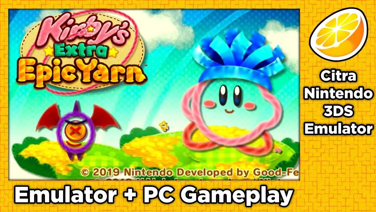 Kirby's Epic Yarn 4K | Citra Nintendo 3DS Emulator