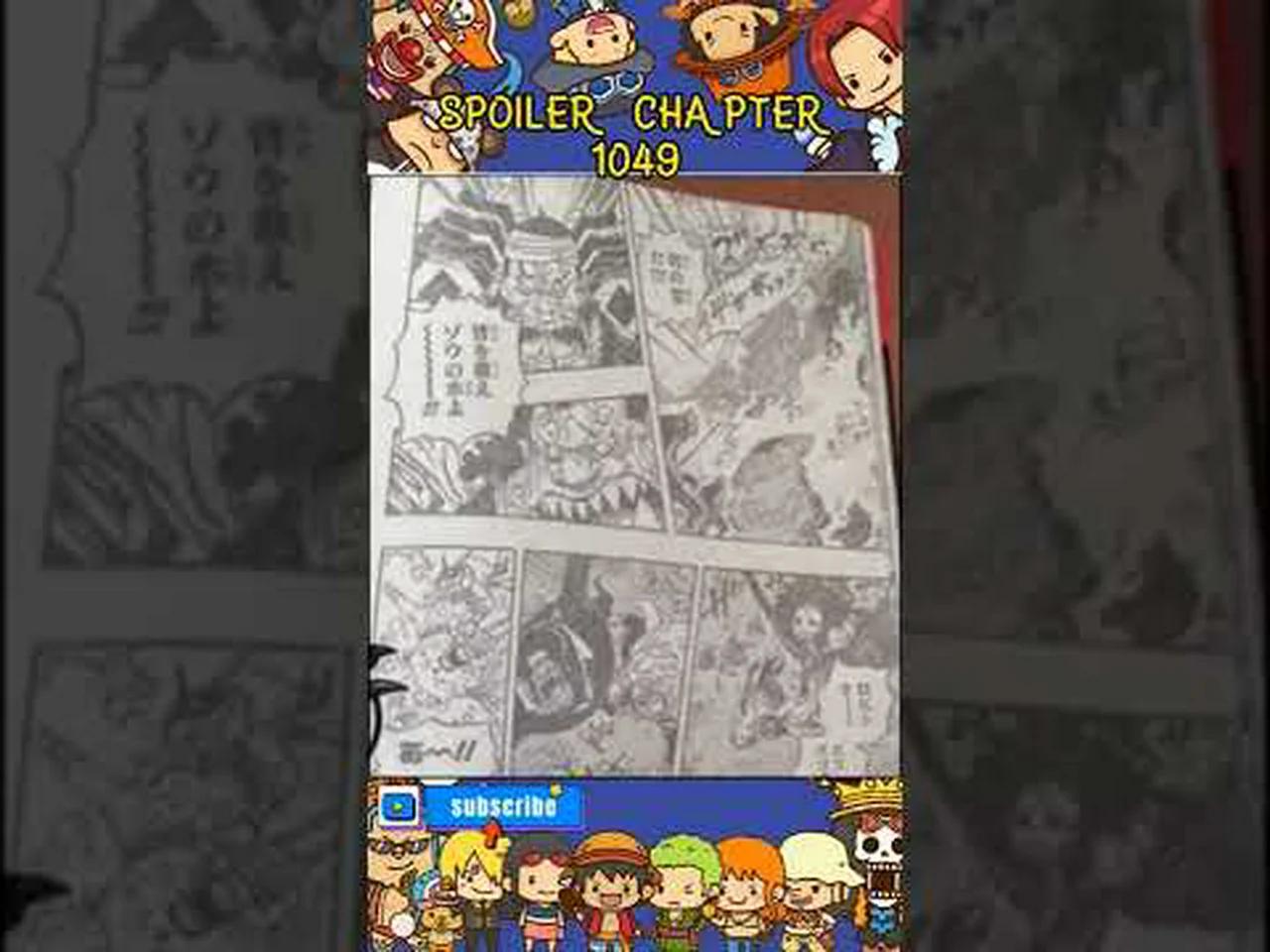 One Piece spoiler chapter 1049 #onepiece #luffy #usopp #sanji #zoro # ...