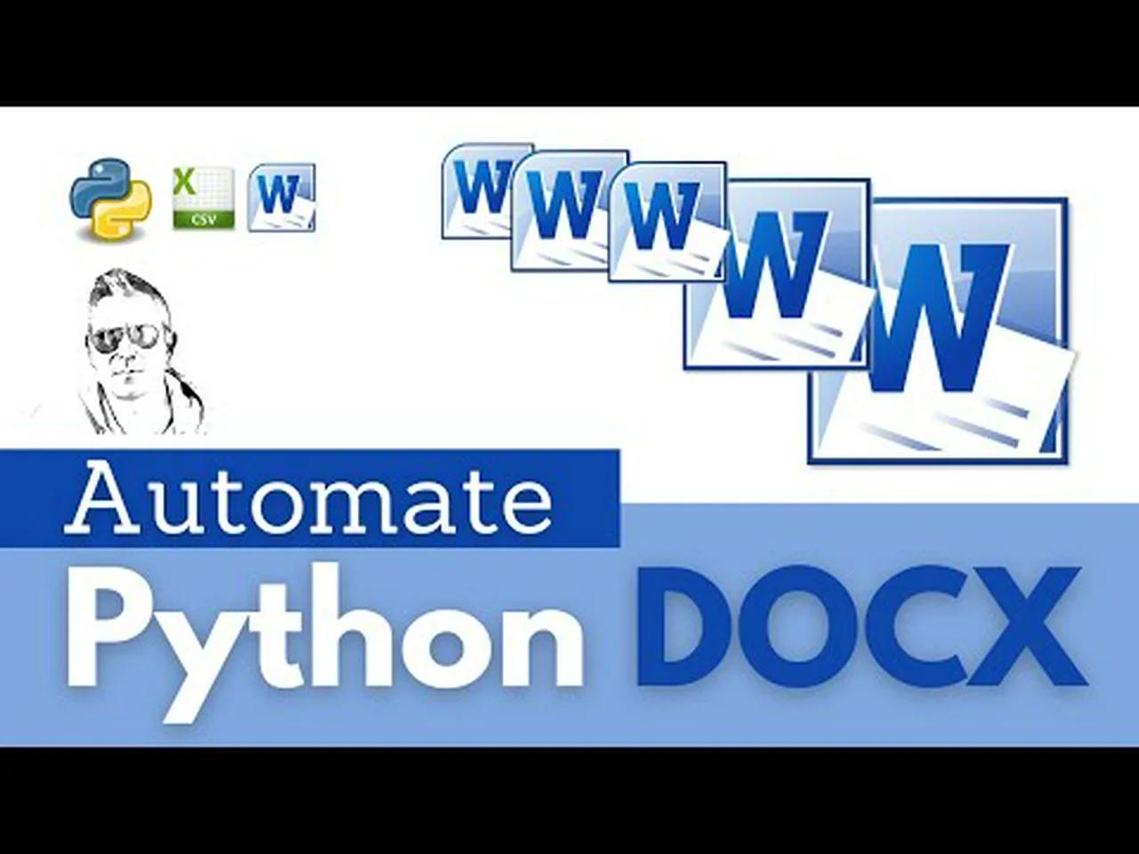 Word DOCX From Template | Python (2021 Version)