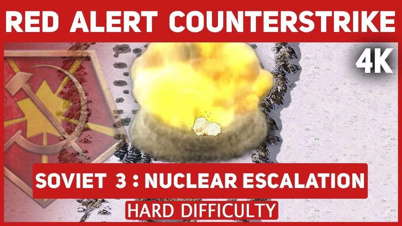 Red Alert Counterstrike Remastered 4K - Soviet Mission: 3 Nuclear ...