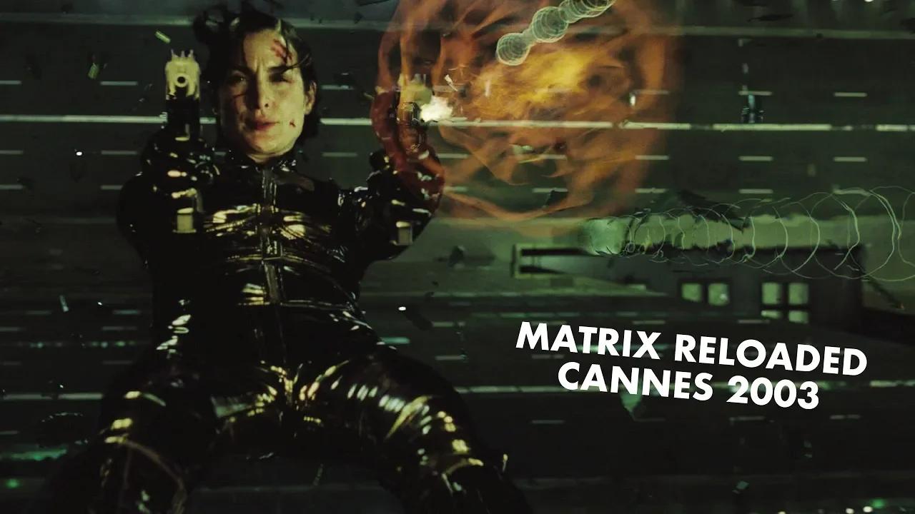 Interviews flashback : Cannes 2003 Matrix Reloaded Keanu Reeves Carrie-Anne Moss