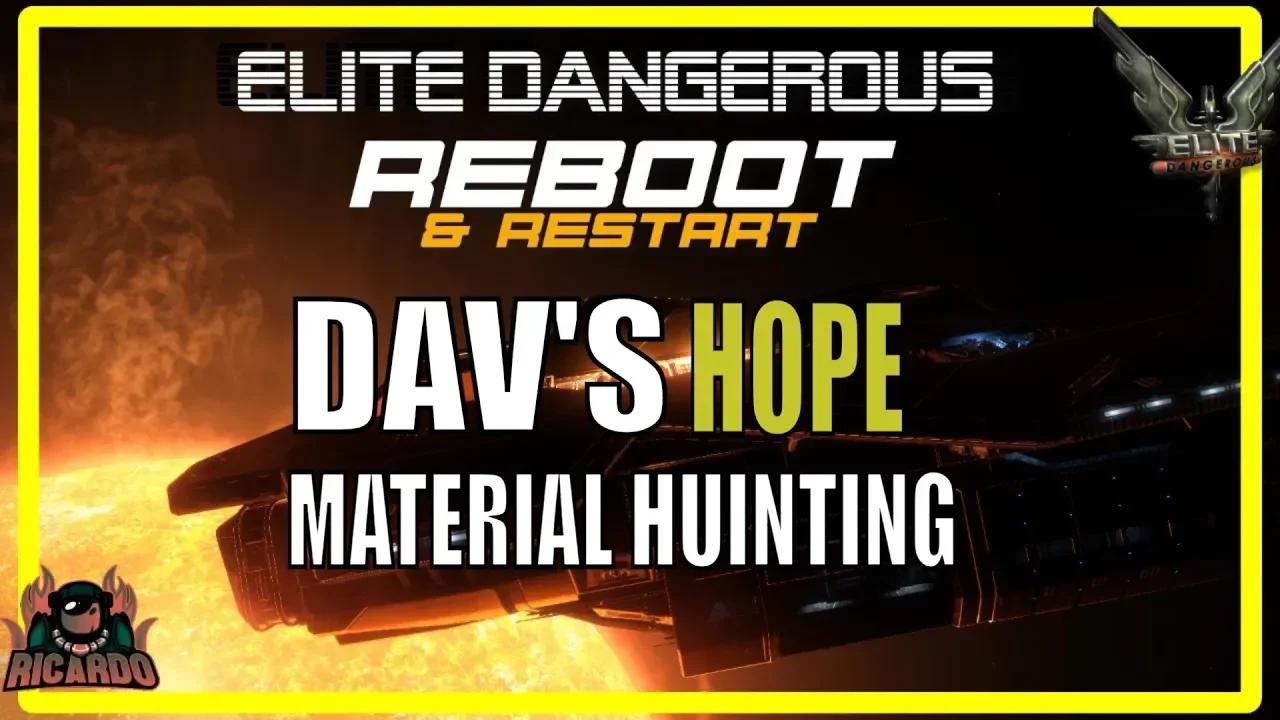 Elite Dangerous Dav's Hope Engineering Material Hunter