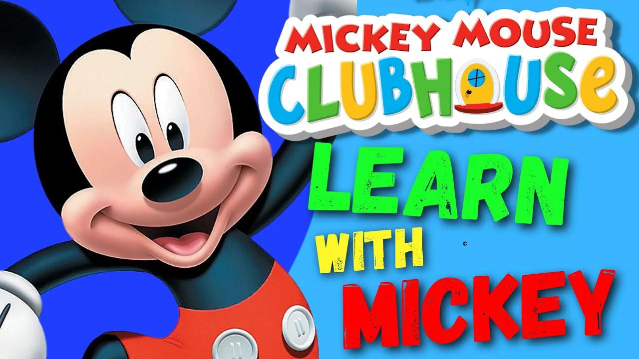 Mickey Mouse Clubhouse: Learn Colors, Shapes, Numbers For Children ...