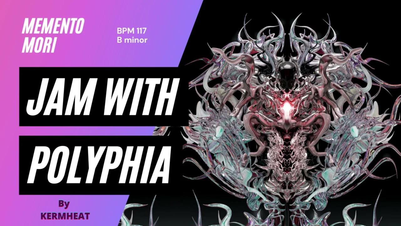 Jam with Polyphia "Memento Mori" BPM 117 B minor guitar practice ...