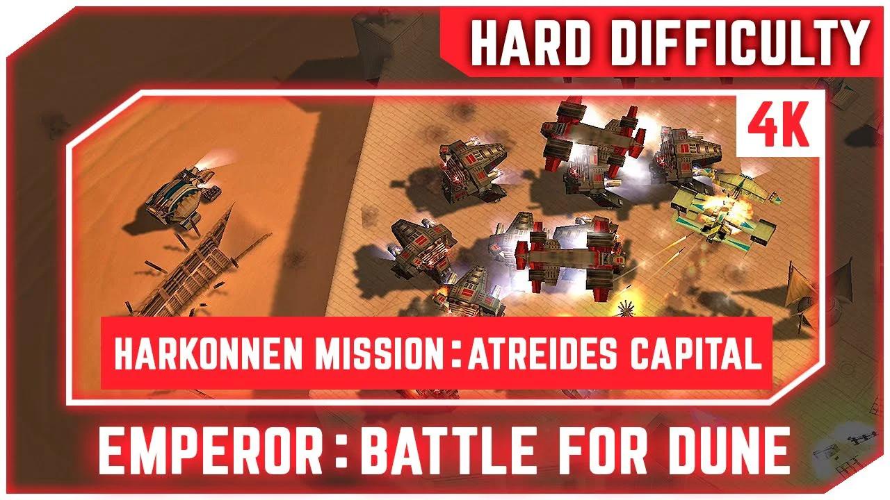 Emperor: Battle For Dune 4K - Harkonnen Mission 12 - Atreides Capital ...