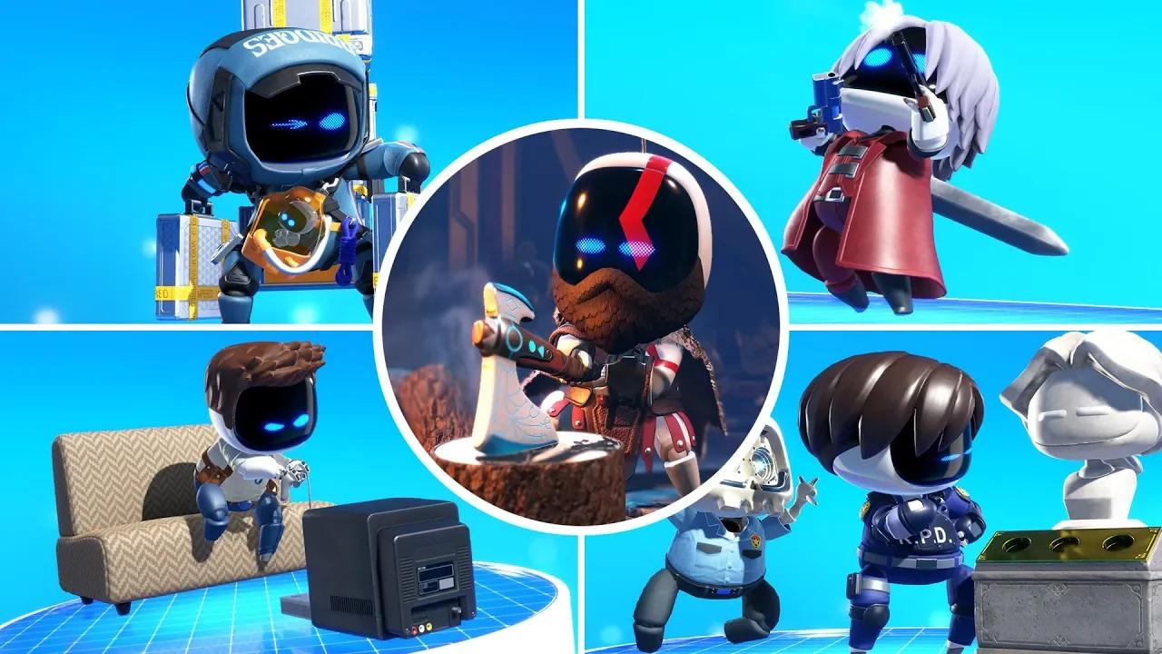 ASTRO BOT (2024) All Characters Model Viewer Animations (4K 60FPS) PS5