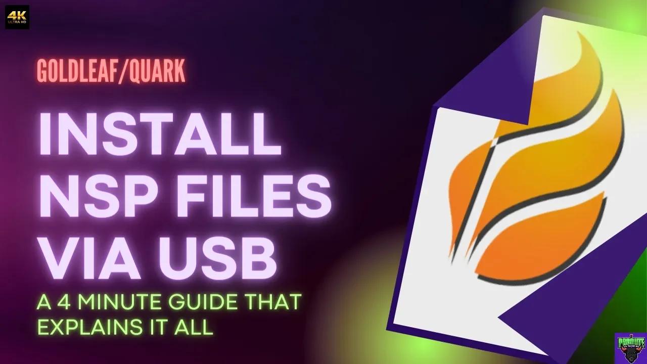 Install NSP files over 4GB via USB cable using Godleaf/Quark in 4 ...