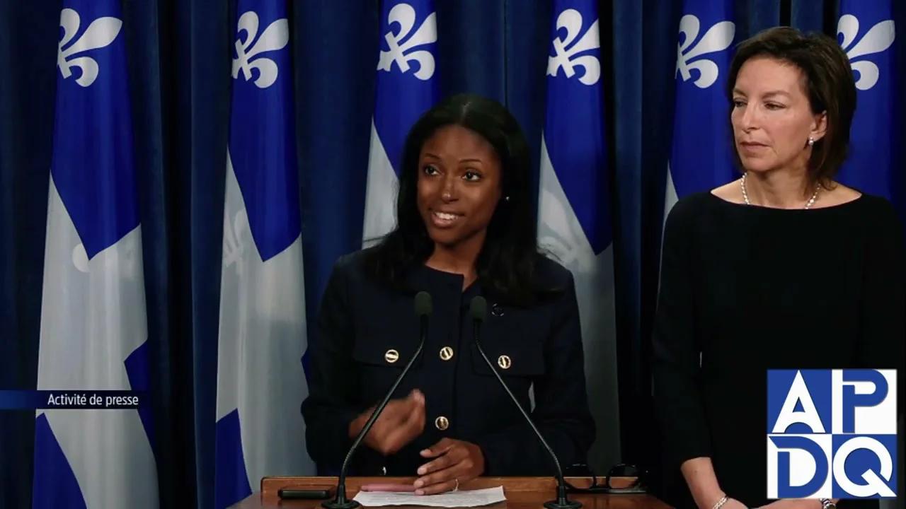 1 oct 2024 - Point de presse du PLQ avec Cadet et Setlakwe