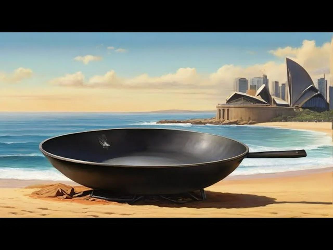 The Mystery of the GIANT FRYING PAN - A Culinary Curiosity on Sydney Beach