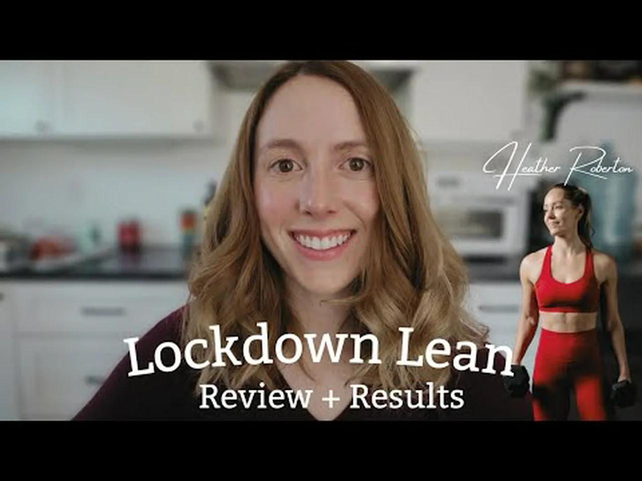 HEATHER ROBERTSON LOCKDOWN LEAN: My REVIEW + RESULTS from her 2-week ...