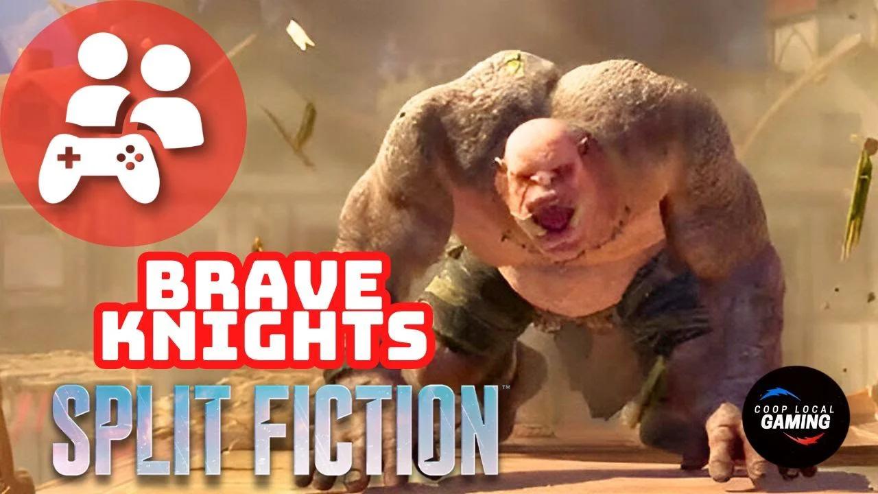 2 Players Playing SPLIT FICTION - Splitscreen Coop Brave Knights Part 2