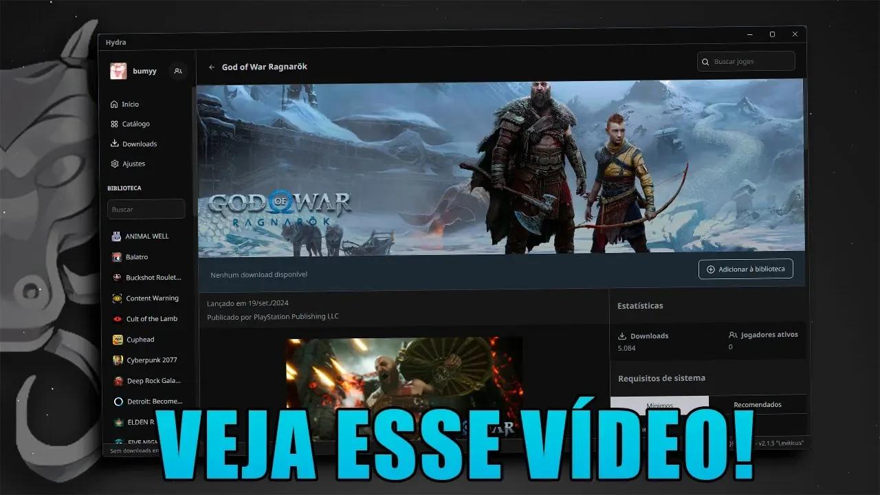 God Of War: Ragnarok no Hydra!