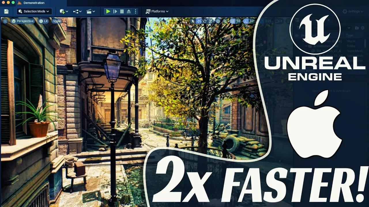 DOUBLE Unreal Engine Mac Performance!