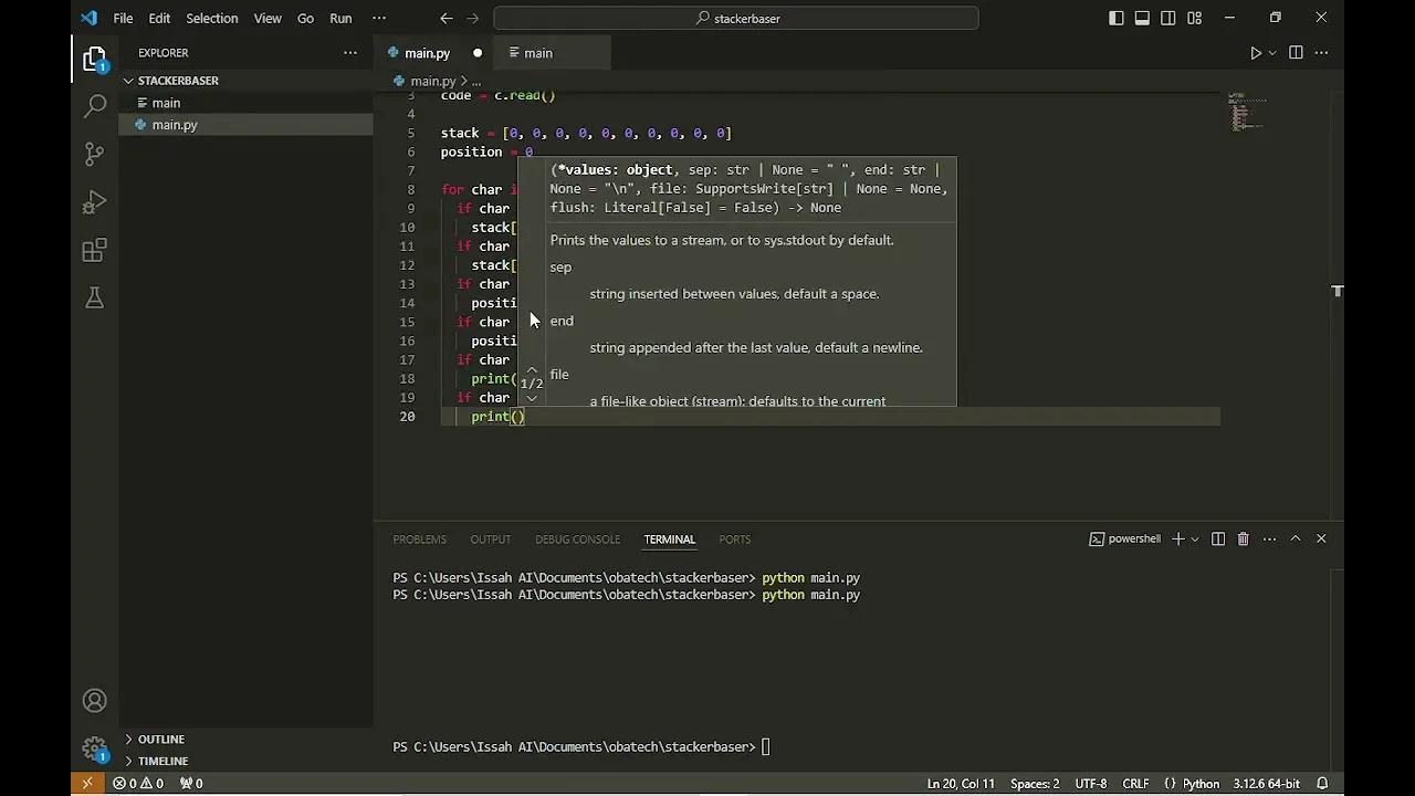 Python Tutorial How To Create A Stack Based Programming Language In Python 4149