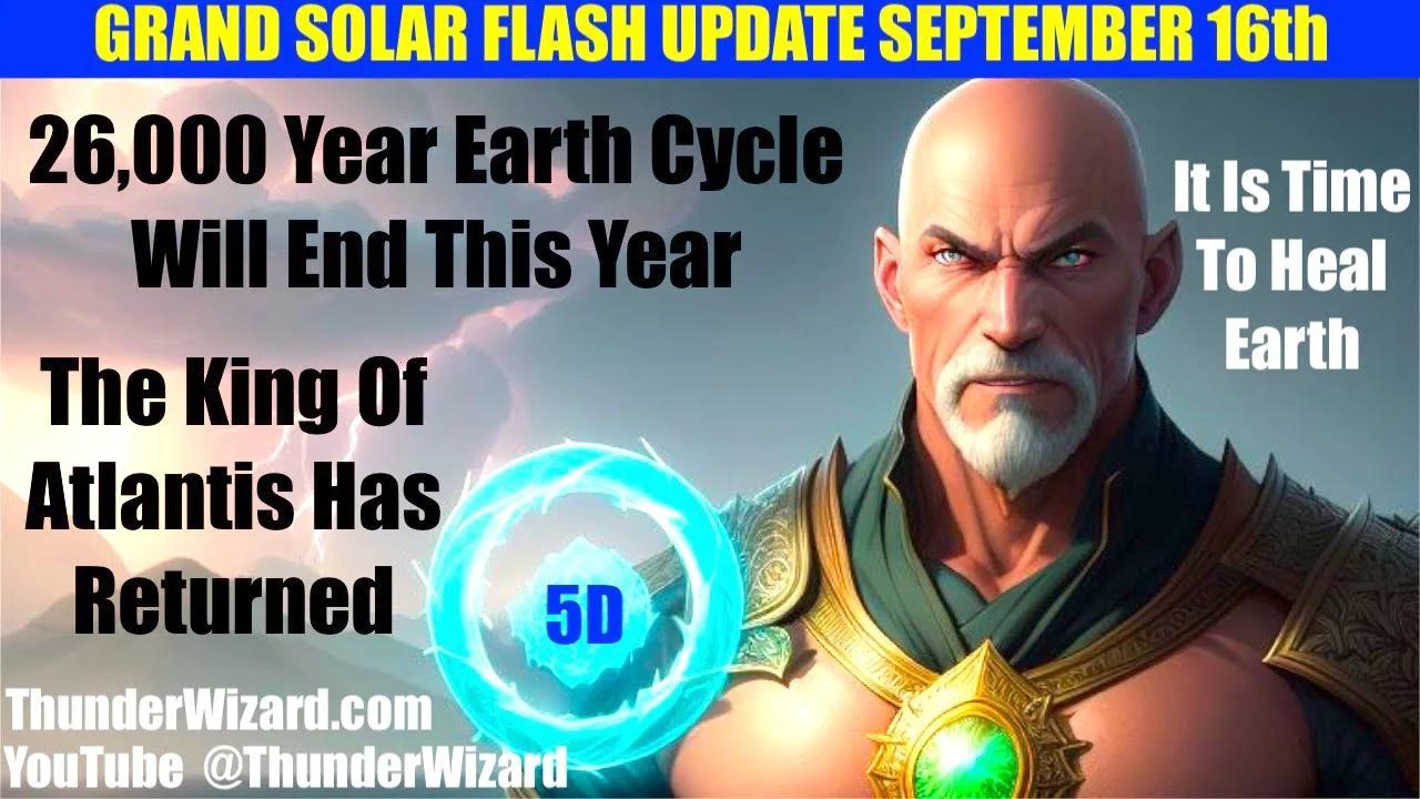 Grand Solar Flash Update September 16th - Nibiru Comet Headed For Earth ...