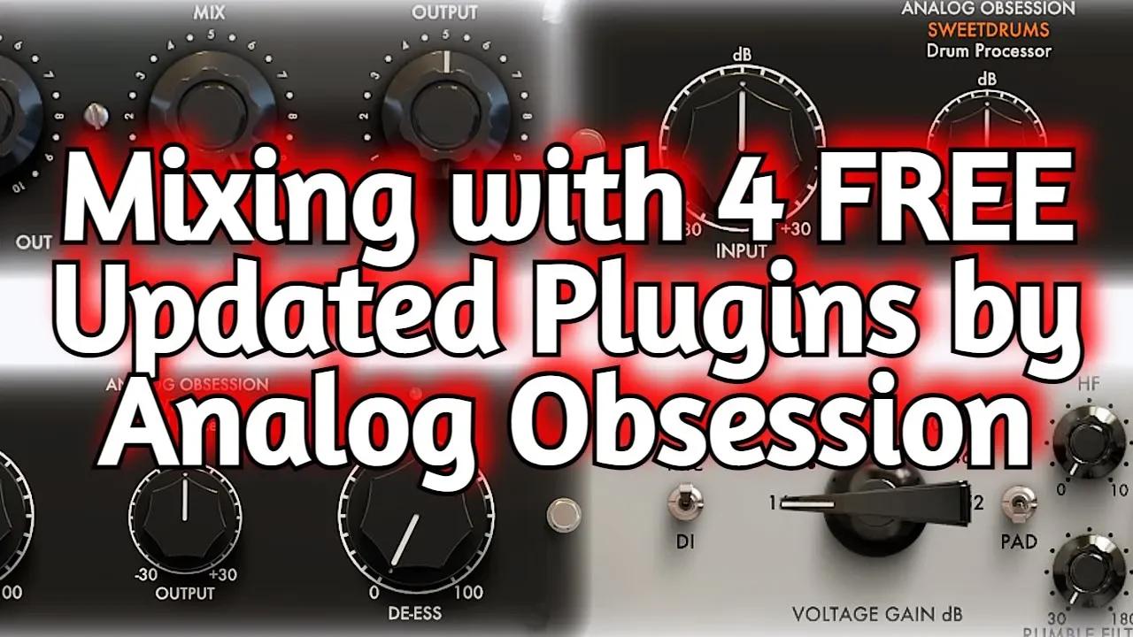 4 FREE Enhancer VST PLUGINS by Analog Obsession Updated - PREDD, ReLife, SweetBox & SweetDrums