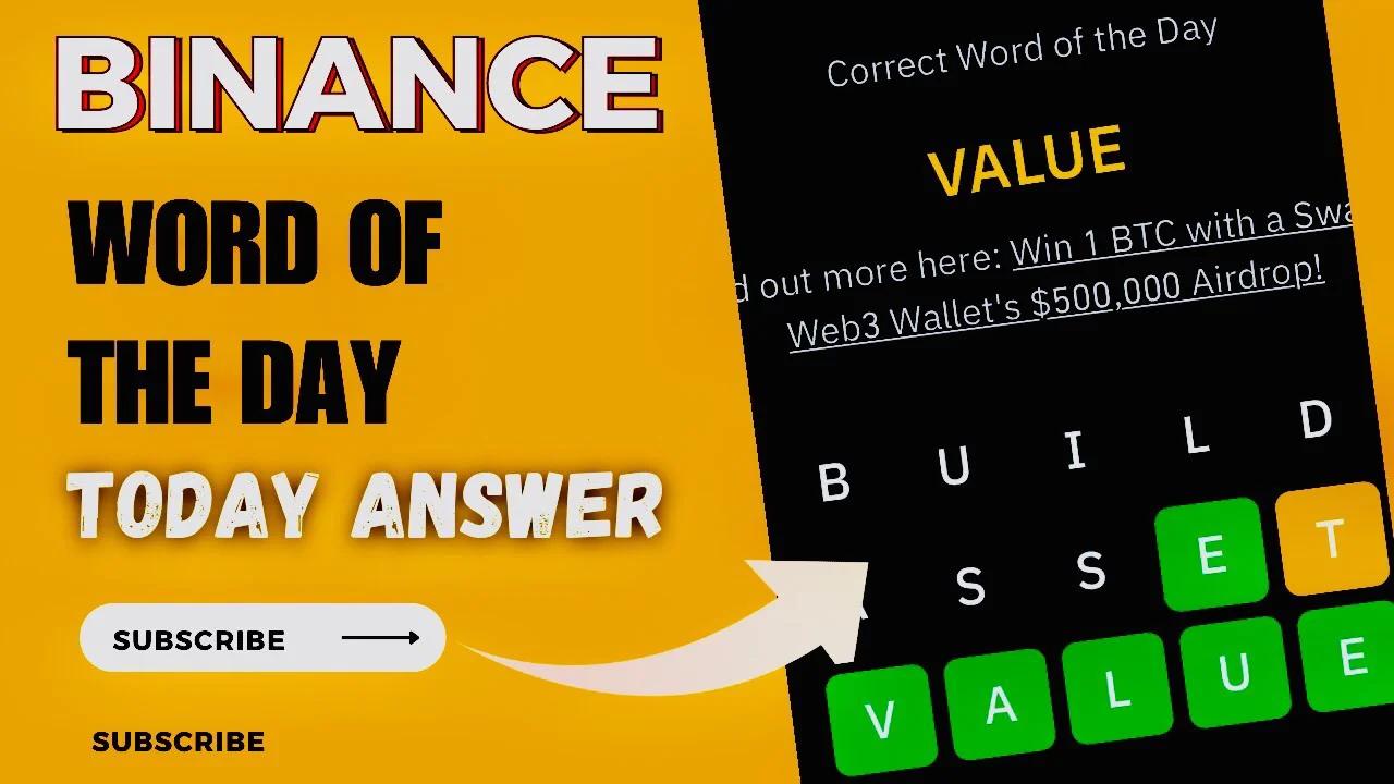 Risk Detection theme Wotd | New all words answer today | Binance WOTD