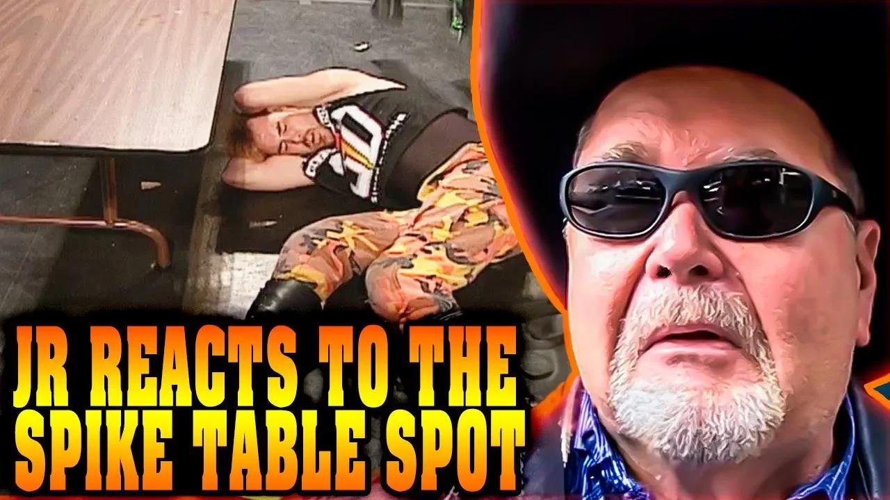 Jim Ross Reacts To The Brutal Spike Dudley Table Spot