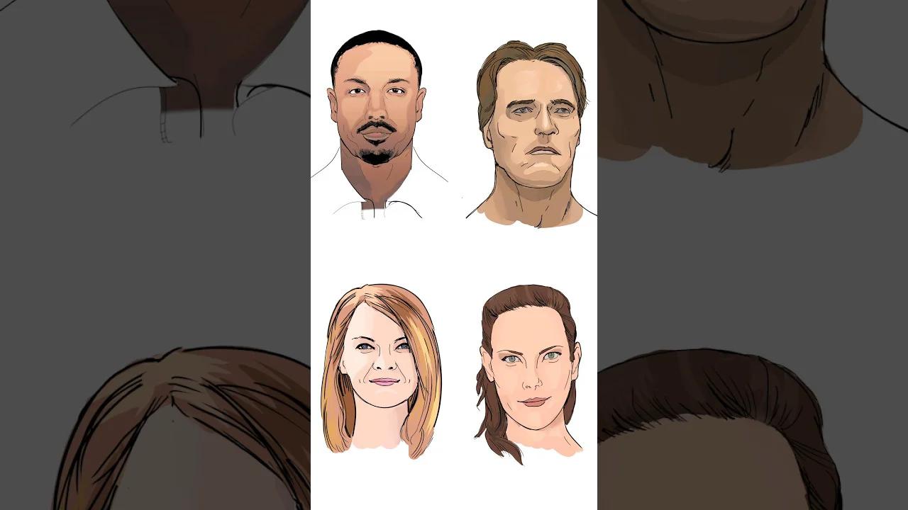 Drawing Different Face Shapes