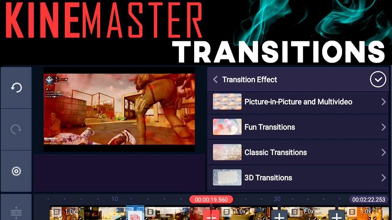 Kinemaster Tutorial For Beginners: Part 5 - Transitions (2020)