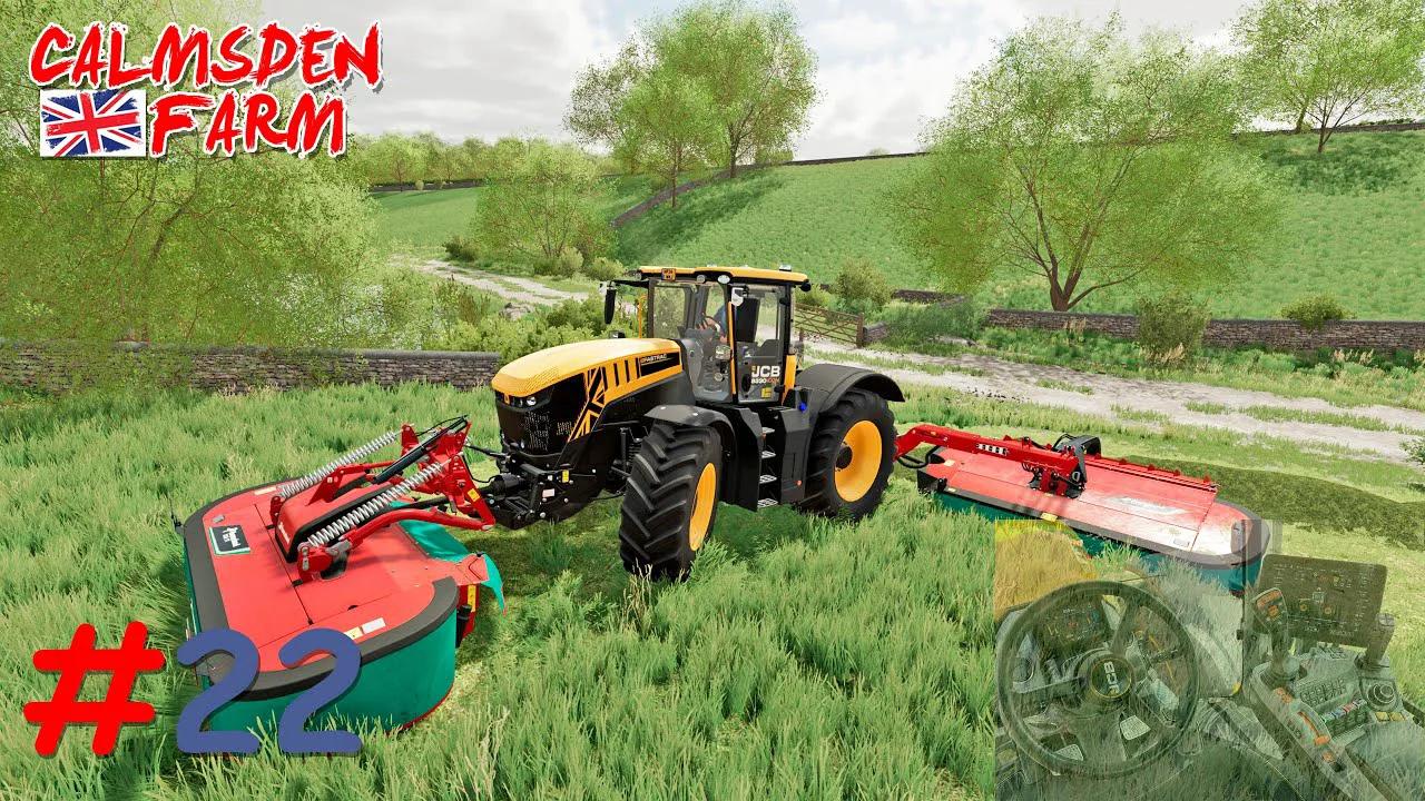 FS22 | RACION MEZCLADA y SEGANDO CON JCB 8330 ICON #22 | CALMSDEN FARM ...