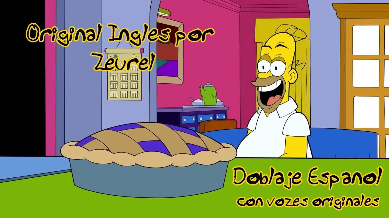 Simpson Parodia Homero contra Tarta (Crazy Dub) (Esp Sub)