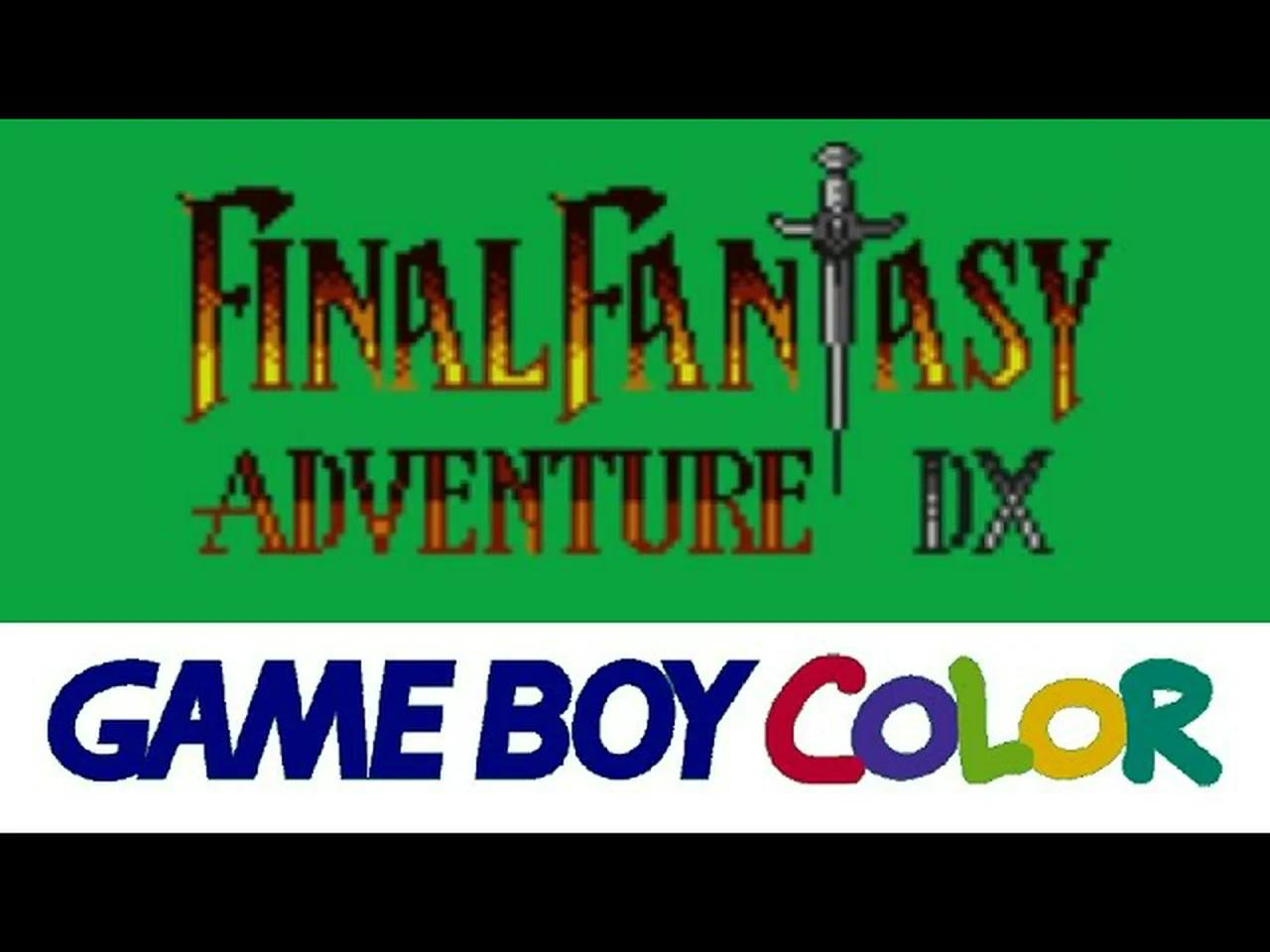 Final Fantasy Adventure DX Game Boy Color Hack Gameplay Sample