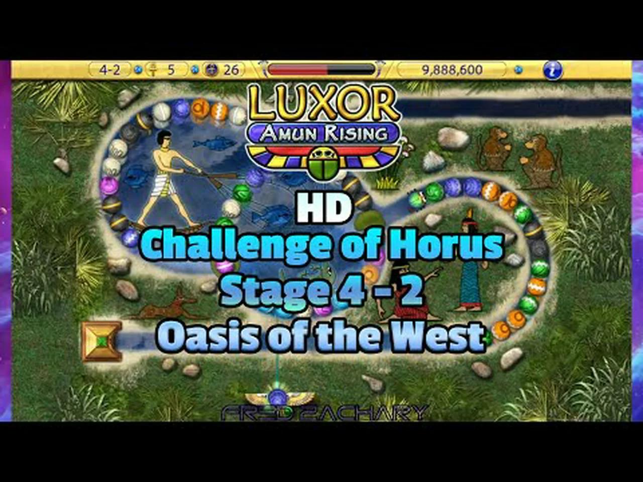 Luxor Amun Rising HD (2012) | Challenge of Horus - Stage 4-2 : Oasis of ...