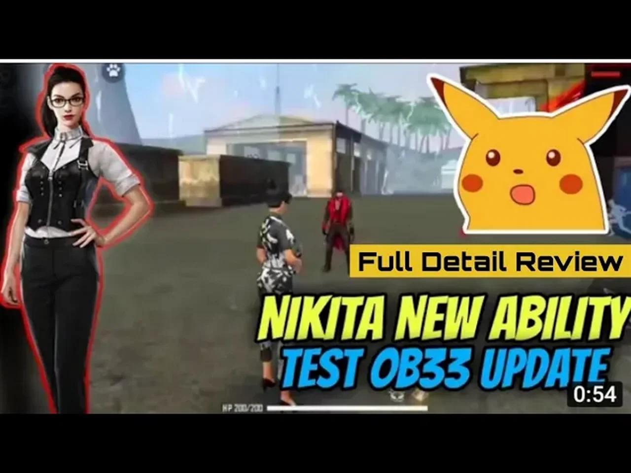 Nikita Character Ability - Full Details | advance server | SMG Gun ...
