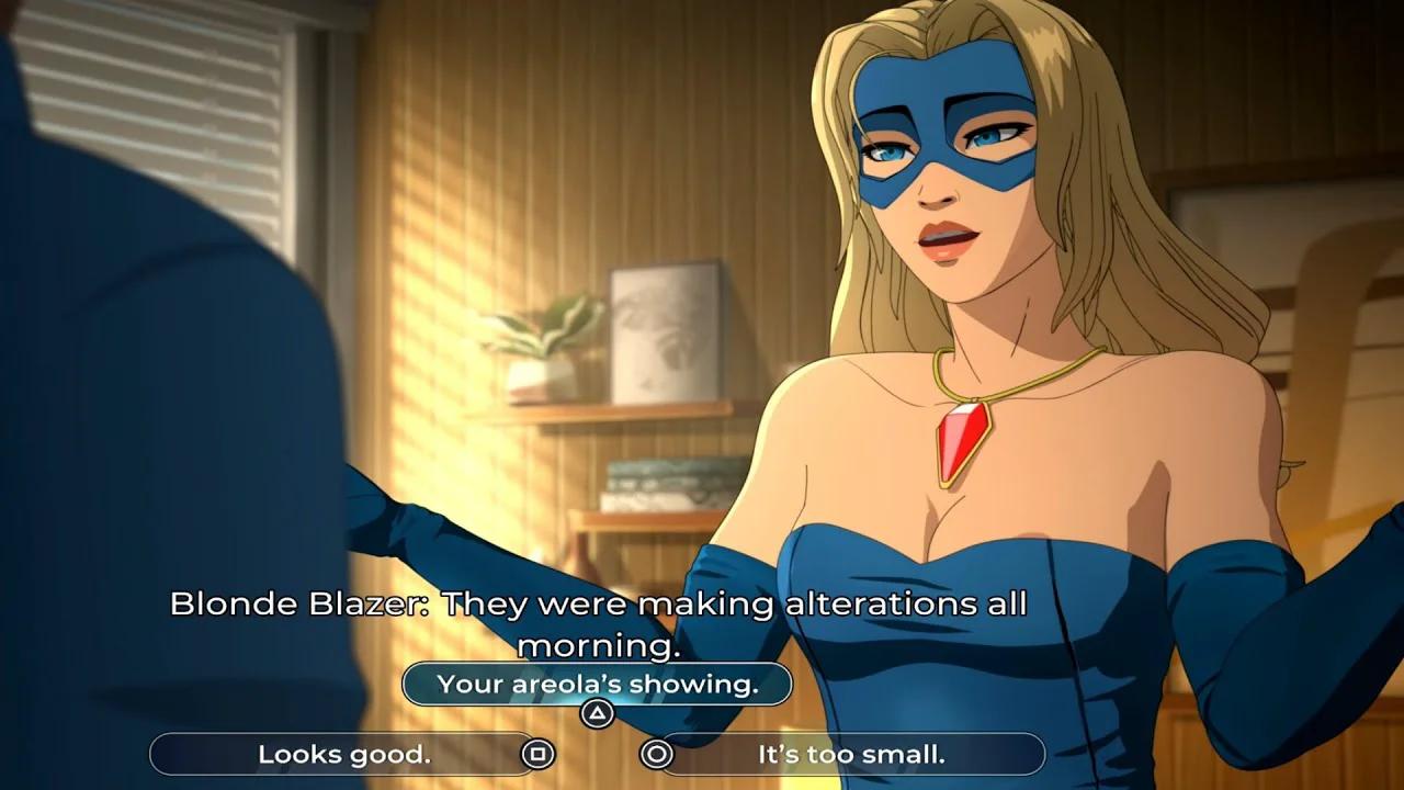 Dispatch - Blonde Blazer Flirting With Robert & Nip Slip All Dialogue Choices (Episode 4)