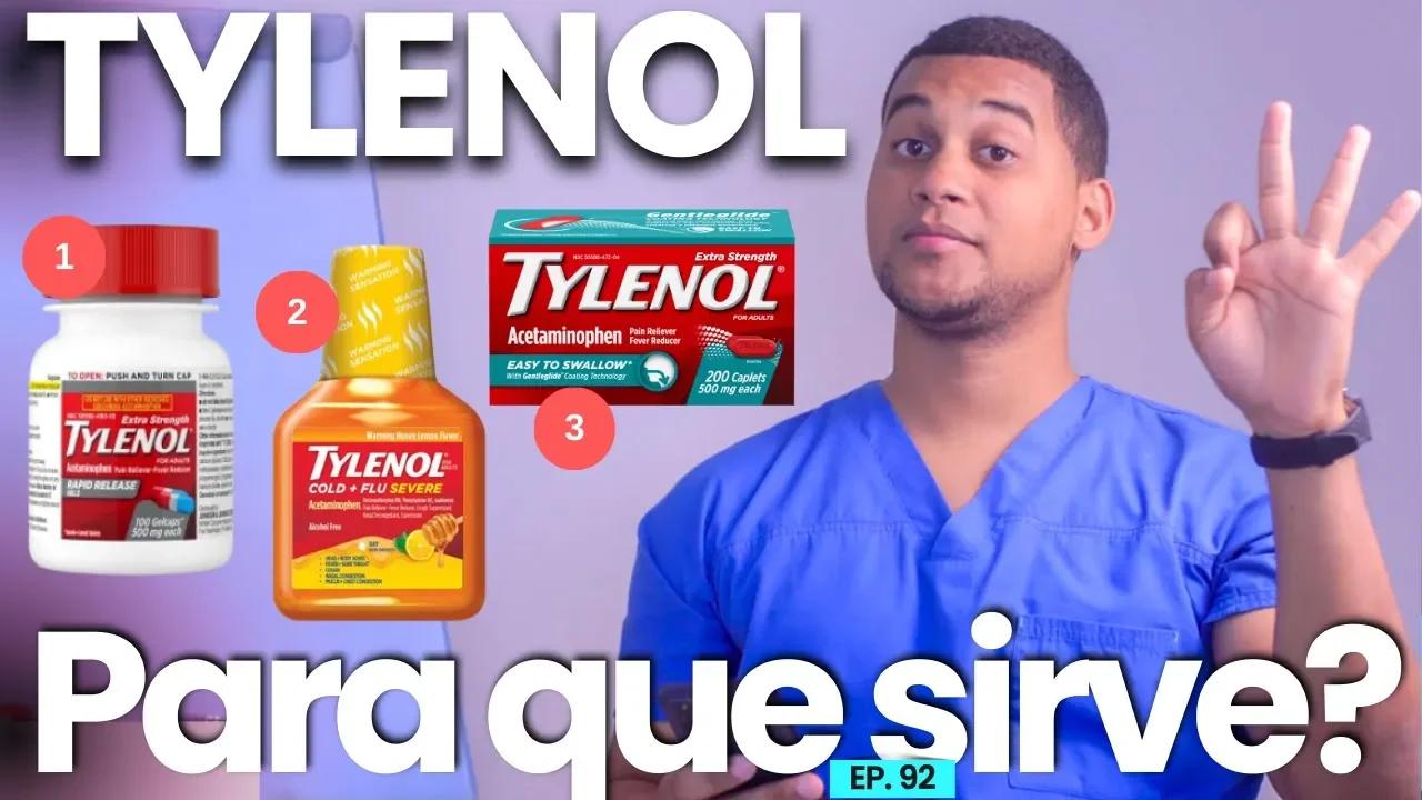 TYLENOL PARA QUE SIRVE | 3 COSAS