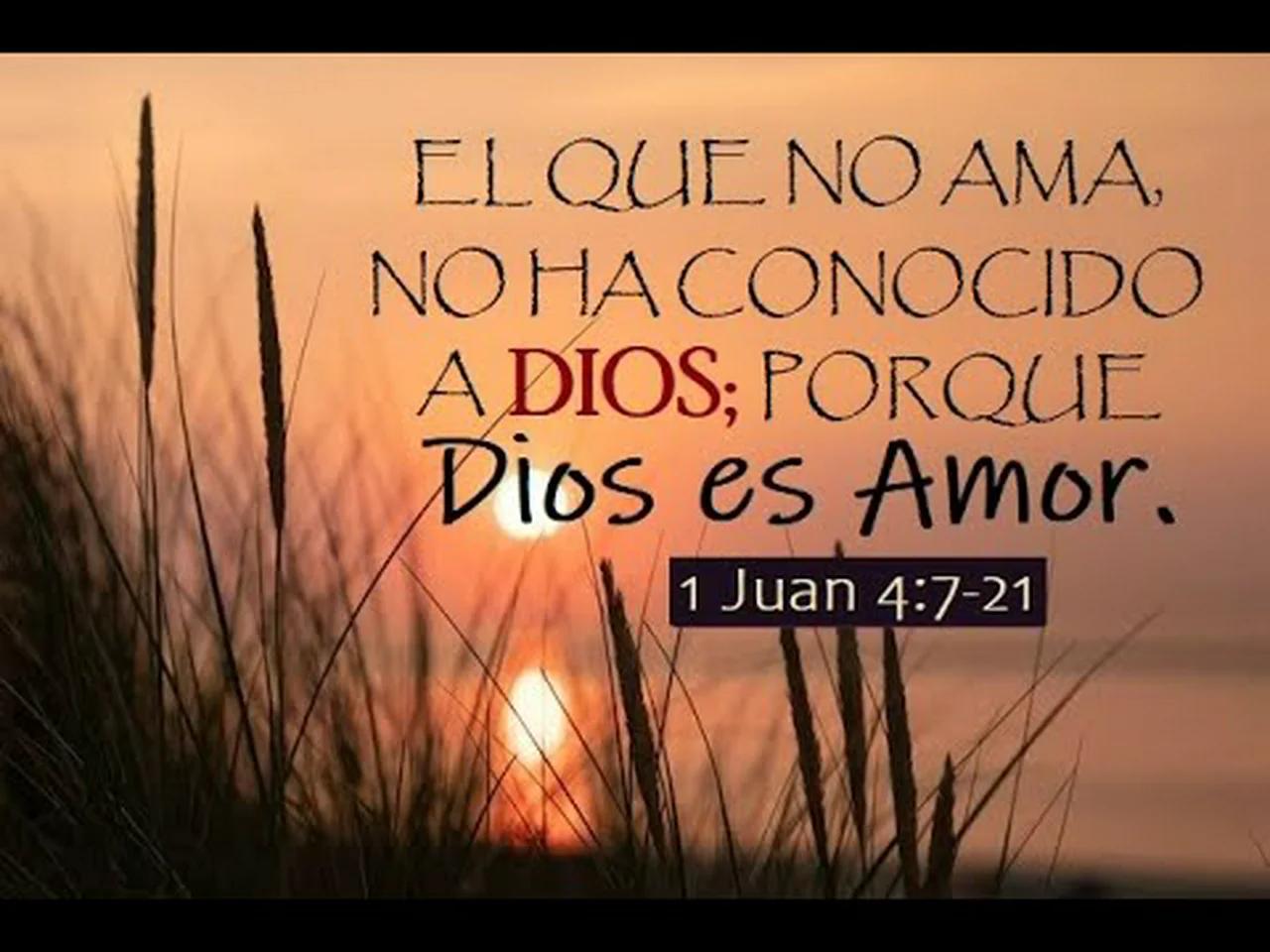 El que no ama no ha conocido a Dios; porque Dios es Amor.