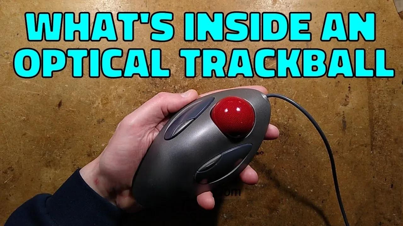 inside an optical trackball