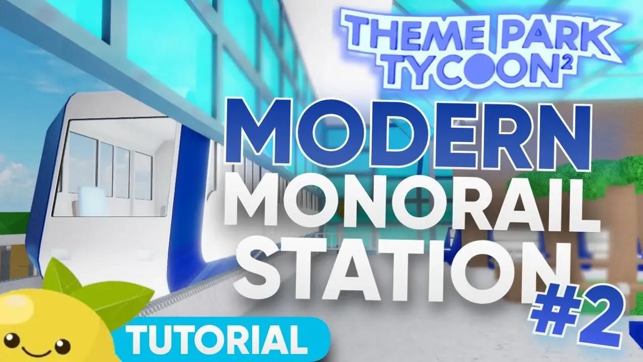 Modern Monorail Station | Part 2 | NO GAMEPASS Tutorial | Roblox Theme ...